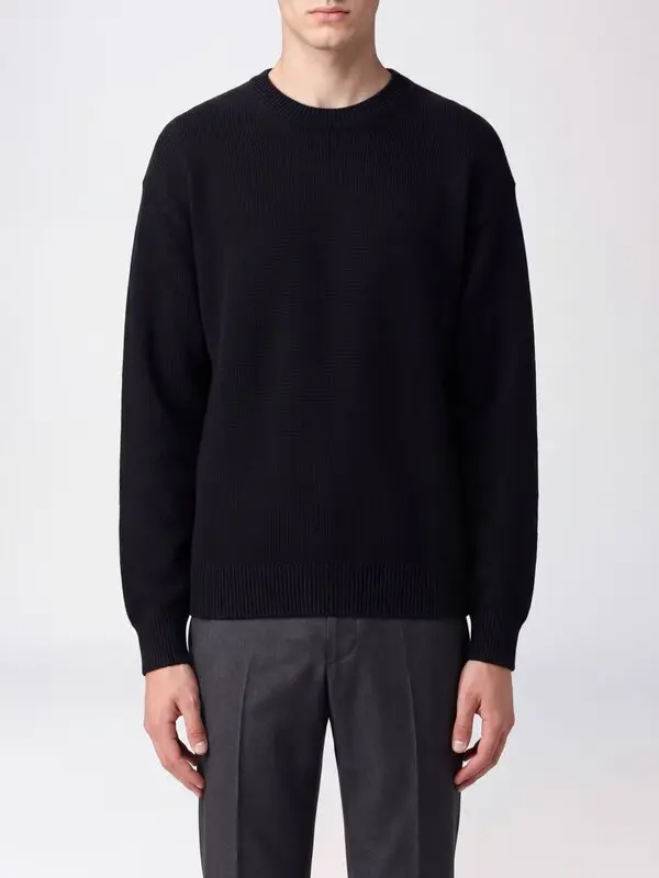 TOM FORD Cashmere Crewneck Jumper With Dropped Shoulders And Ribbed Trims