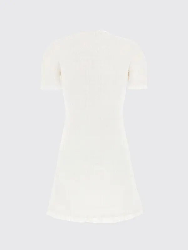 SELF-PORTRAIT Textured Button Detailed Dress