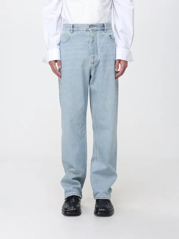 Bottega Veneta Light Wash Straight Leg Jeans