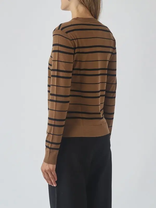 Max Mara Striped Knit Sweater