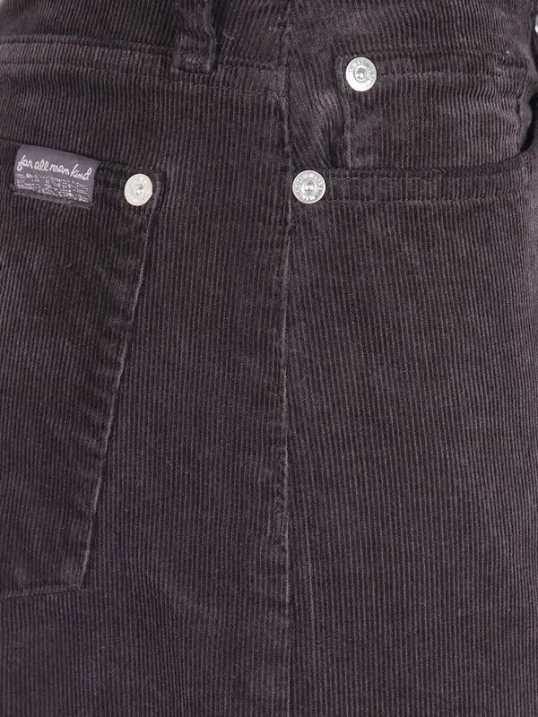 7 For All Mankind Corduroy Jeans - Brown
