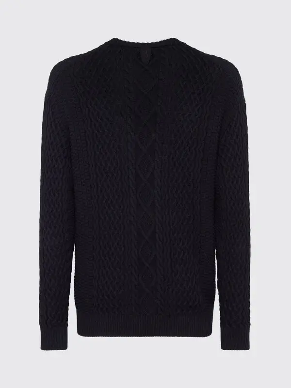 BILLIONAIRE Cable Knit Crewneck Sweater