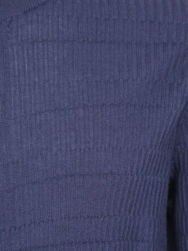 Emporio Armani Zip-up Sweater - Blue
