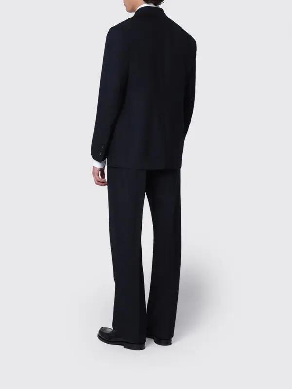 Tagliatore Formal Double-breasted Suit In Pure Virgin Wool