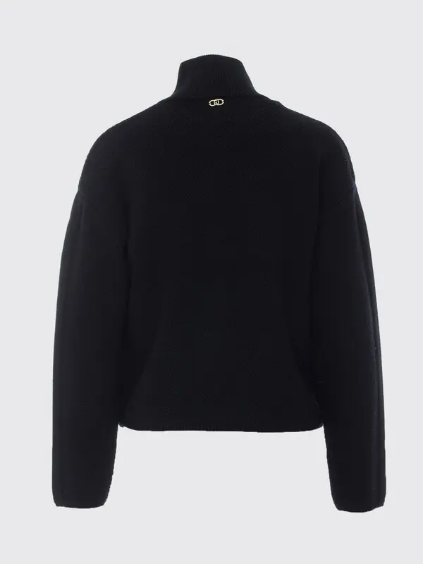 Liu Jo Textured Knit Jacket With Button Detail
