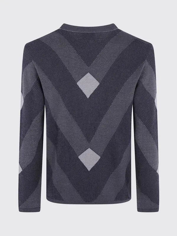 Emporio Armani Geometric Knit Sweater