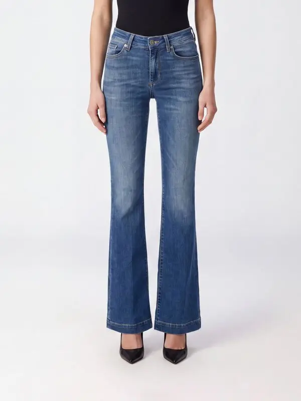 Liu Jo Flare Leg Denim Trousers