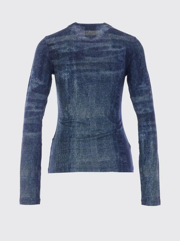 Liu Jo Print Long Sleeve Top - Blue