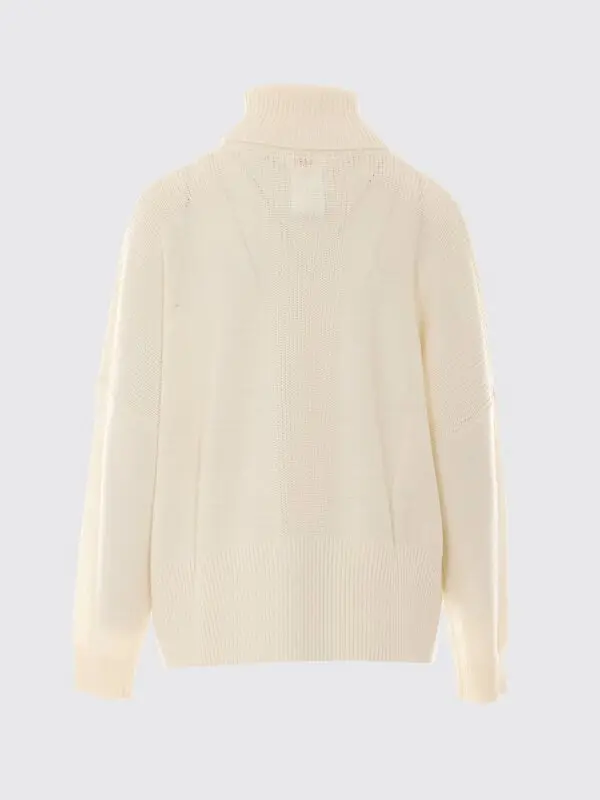 Liu Jo Wool Blend Turtleneck Jumper With Logo Buttons