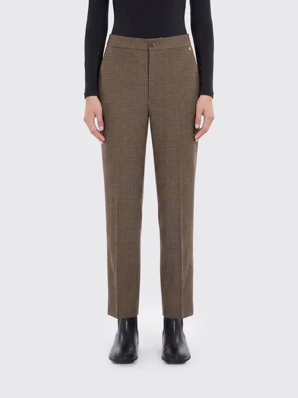 Liu Jo Plaid Tailored Trousers