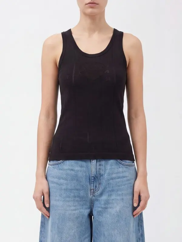 GANNI T-shirt - Black