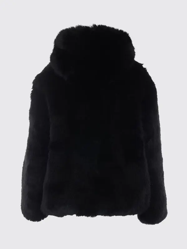 Moose Knuckles Fur Zip-up Jacket - Black
