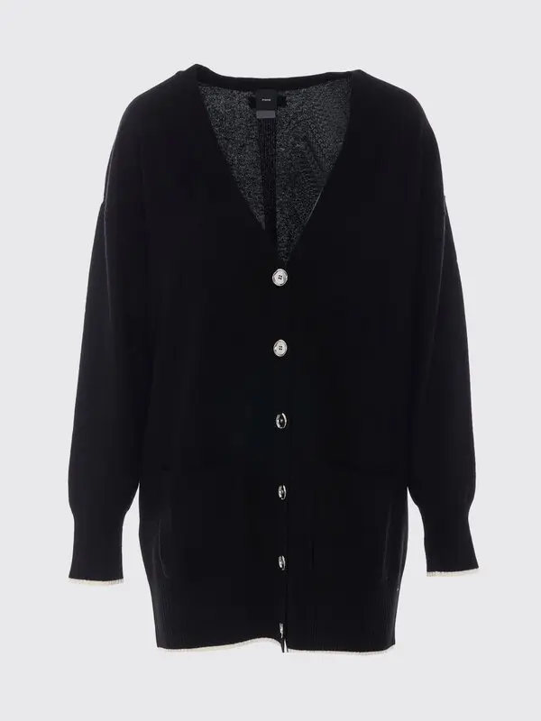 Pinko Button-detailed V-neck Cardigan