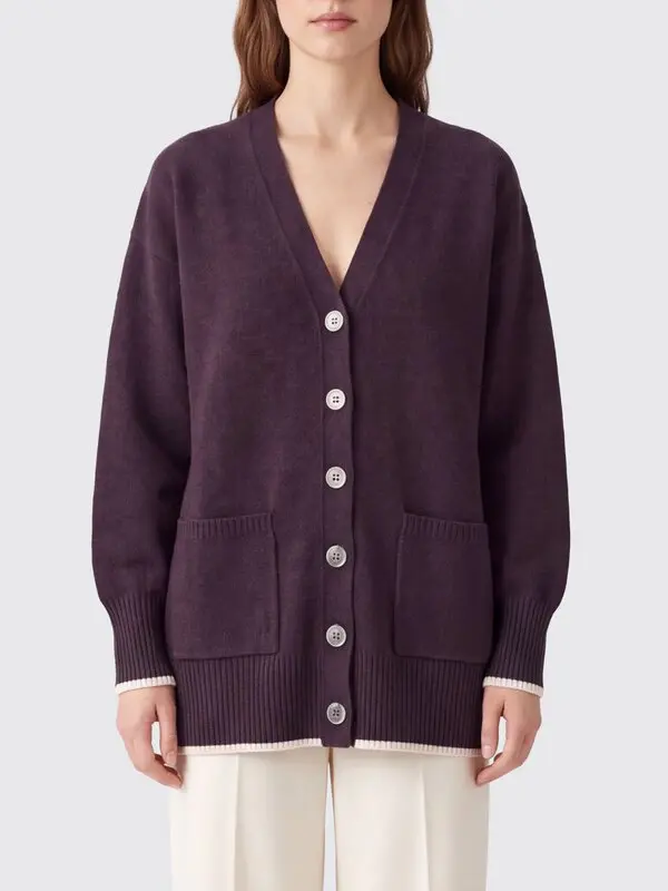 Pinko V-neck Cardigan - Violet