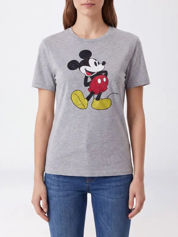 Liu Jo Disney Minnie Mouse Graphic T-shirt - Grey