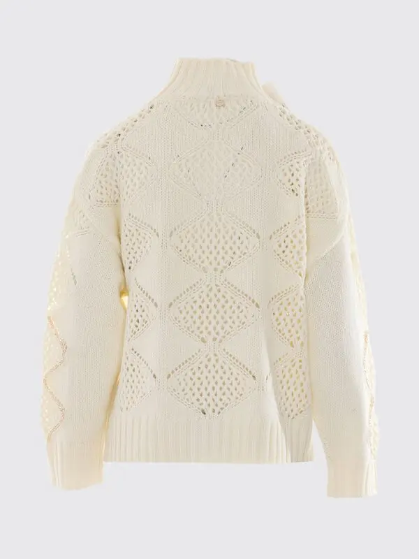 Liu Jo Knit Sweater - White