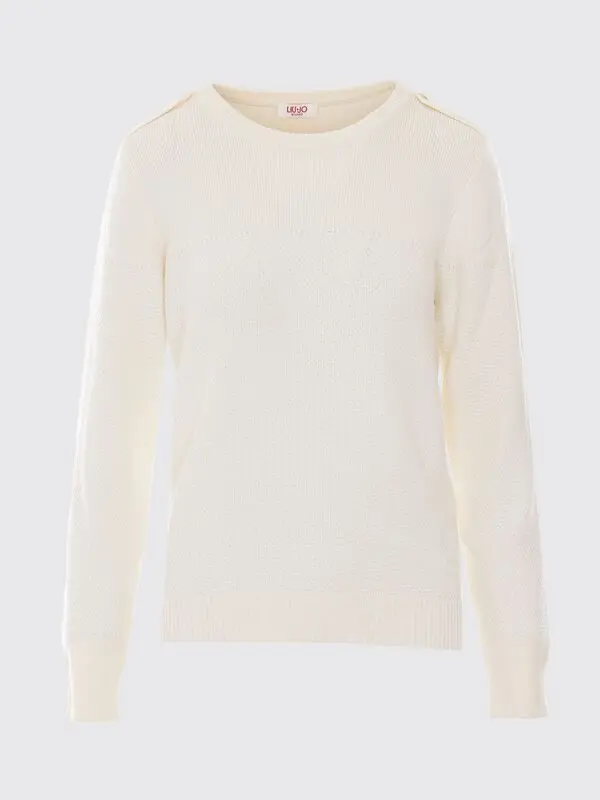 Liu Jo Crew Neck Pullover - White