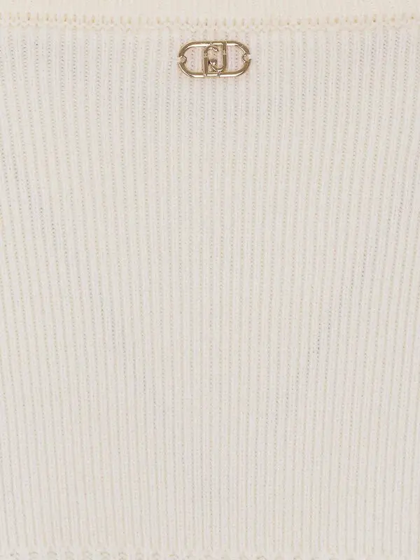 Liu Jo Crew Neck Pullover - White