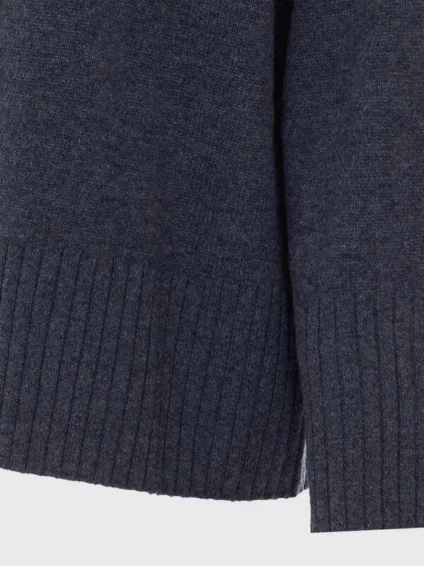 Pinko High Neck Ribbed Knit Pullover - Grey