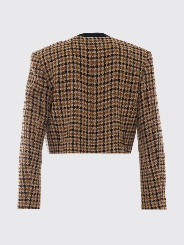 TWINSET Checked Cropped Jacket