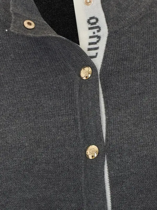 Liu Jo Button-detailed High Neck Cardigan