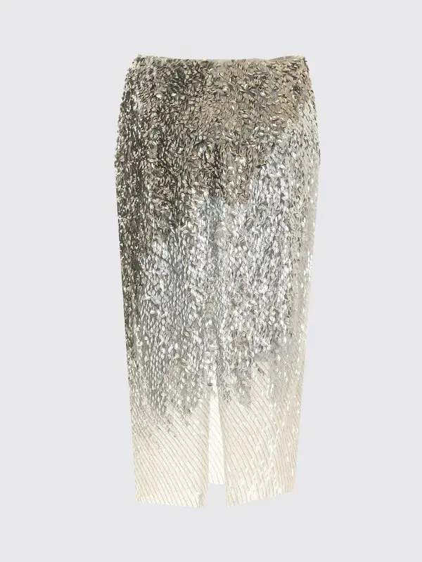 Elisabetta Franchi Sequined Midi Skirt
