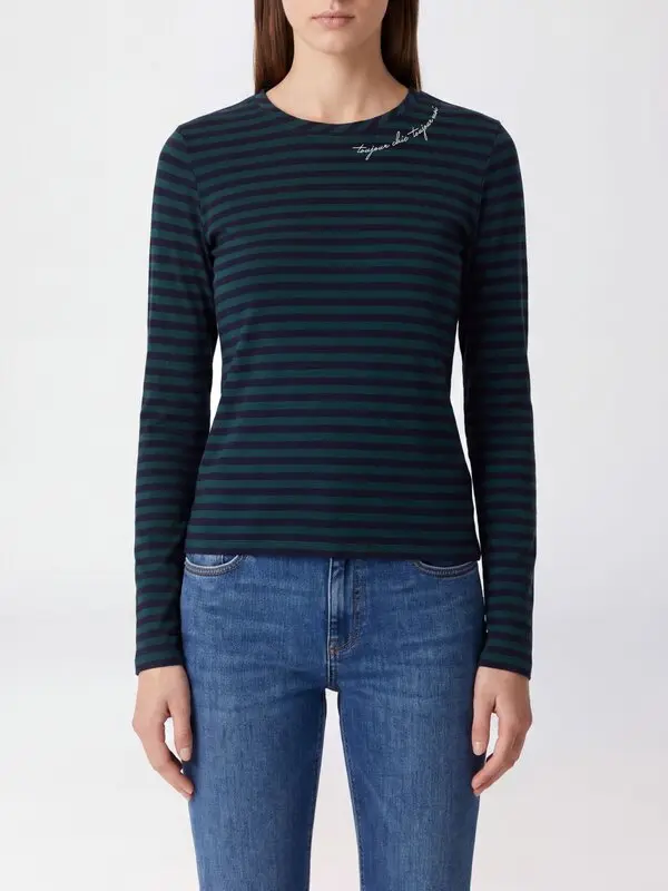 Liu Jo Striped Long Sleeve Top