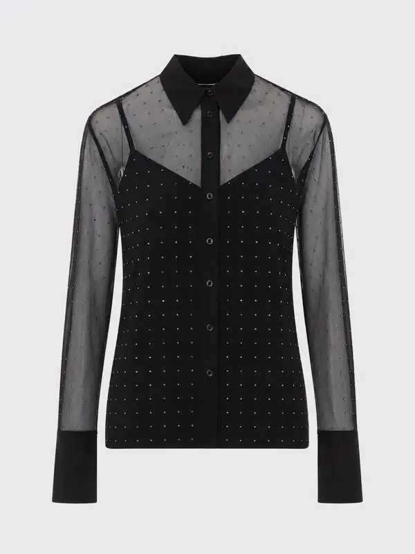 Liu Jo Embellished Sheer Shirt