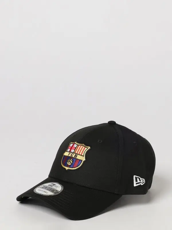 New Era 9forty Fc Barcelona Core Cotton Baseball Cap With Logo