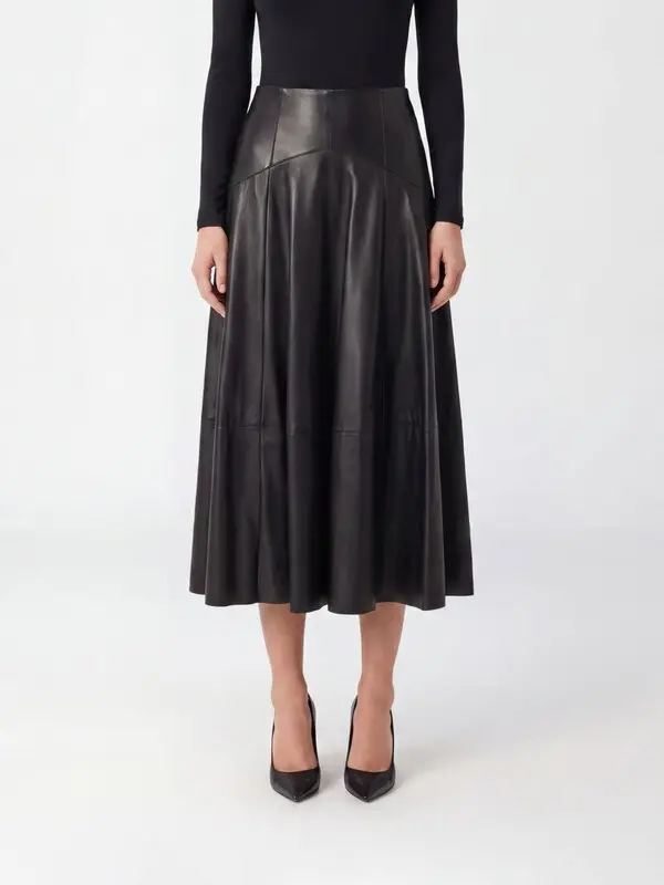 Liu Jo Leather Skirt - Black