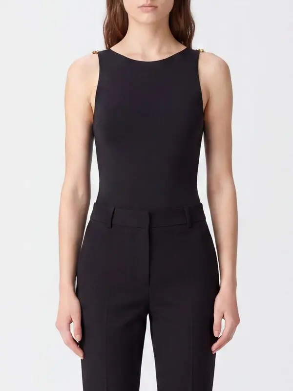 Elisabetta Franchi Slim Fit Off-the-shoulder Jersey Top