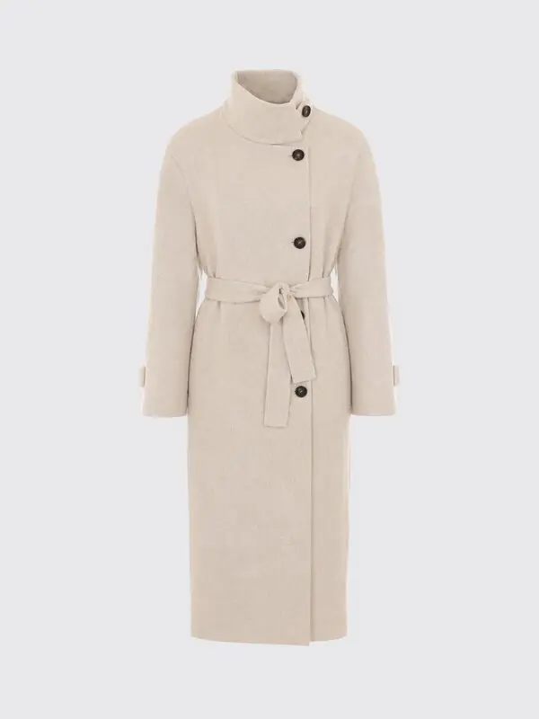 Brunello Cucinelli Belted Coat - Beige