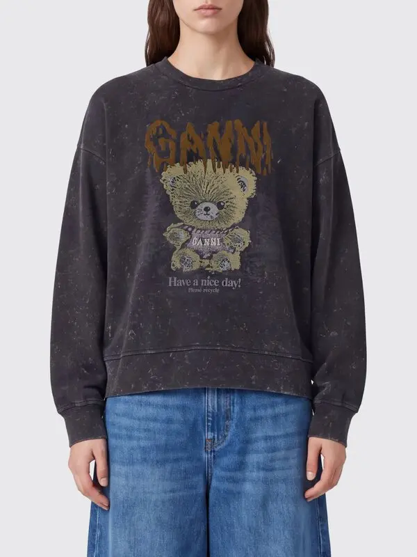 GANNI Sweatshirt - Grey