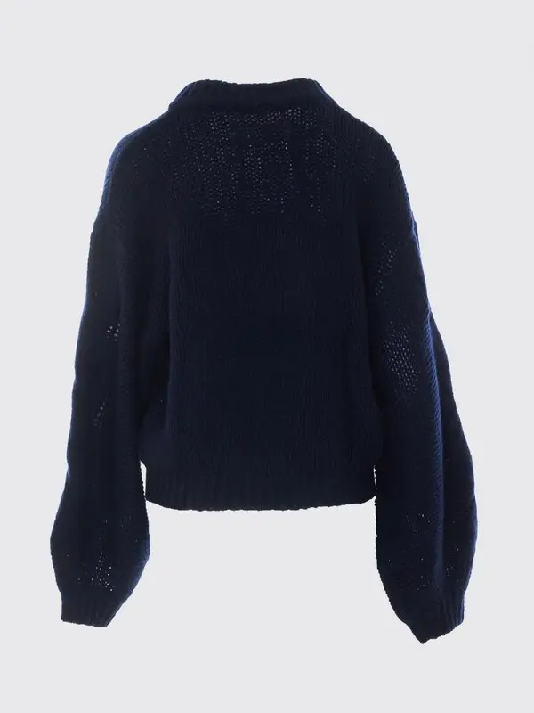 LISA YANG Chunky Knit Sweater With Balloon Sleeves - Blue