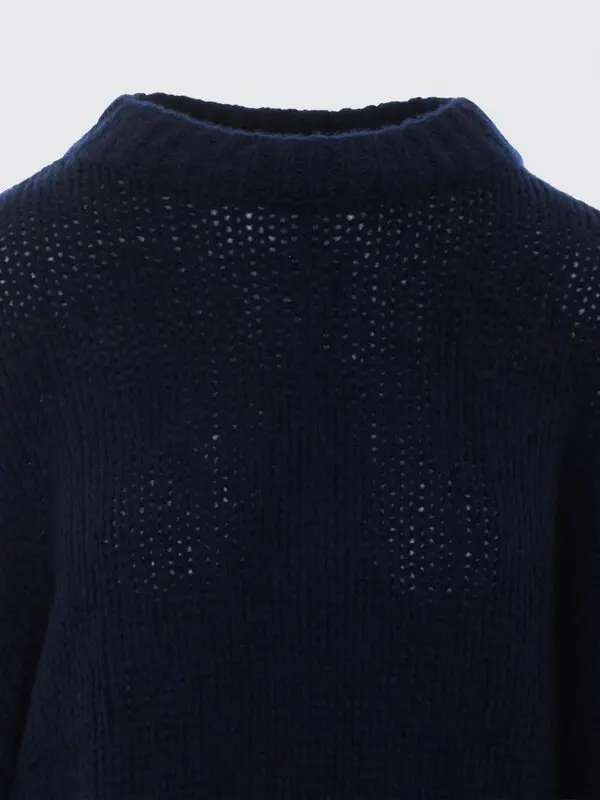 LISA YANG Chunky Knit Sweater With Balloon Sleeves - Blue