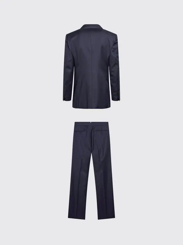 TOM FORD Double-breasted Pure Wool Suit With Peak Lapels