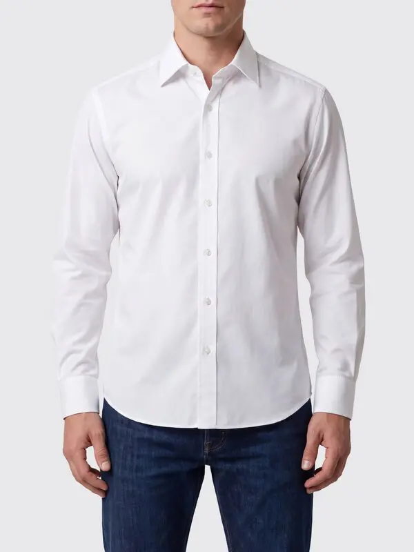 TOM FORD Classic Cotton Poplin Shirt With French Collar