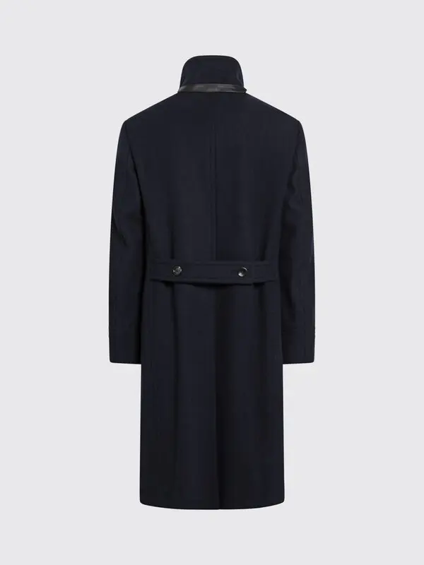 TOM FORD Double-breasted Overcoat - Navy
