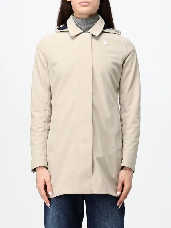 K-WAY Waterproof Jacket - Sand