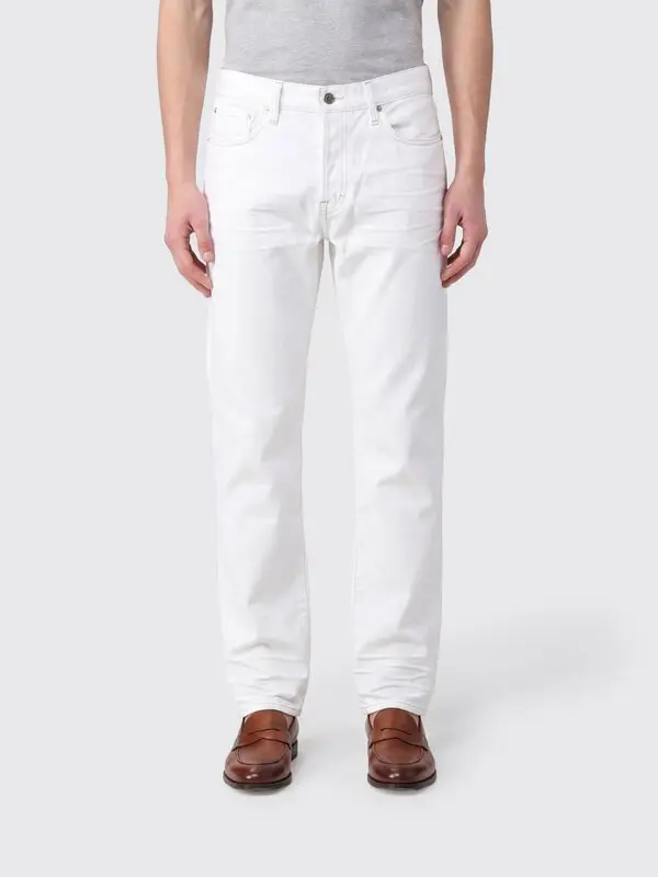 TOM FORD Straight Fit Five-pocket Cotton Jeans With Mid-rise
