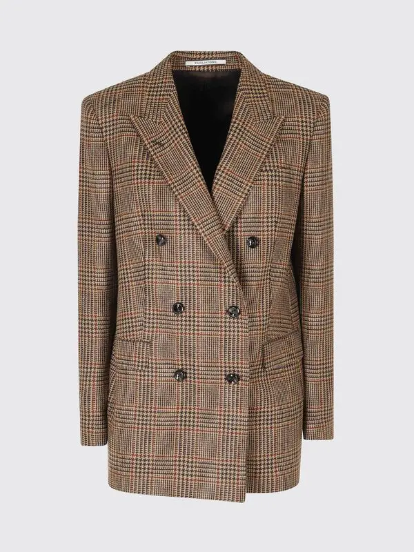 Tagliatore Double Breasted Plaid Blazer