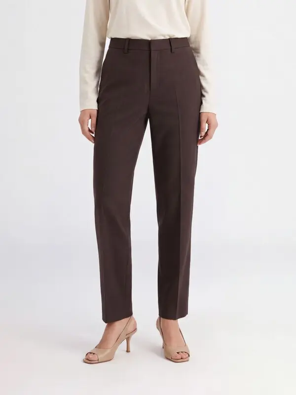 BRIGLIA 1949 Tailored Trousers - Brown