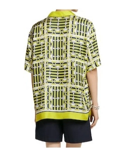 Gucci Printed Silk Twill Bowling Shirt