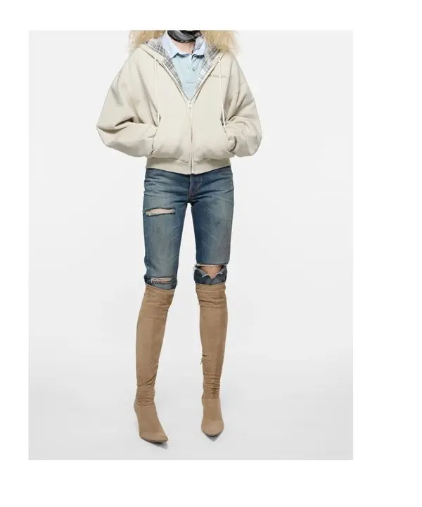 Acne Studios Fleece Hoodie With Logo