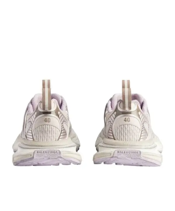 Balenciaga 3xl Extreme Laces B Sneaker - Beige/brown/lavender