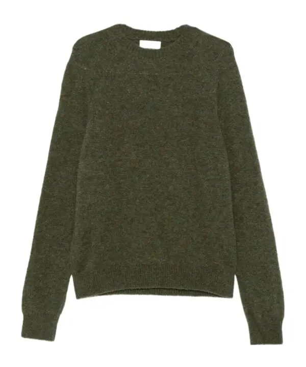 Dries Van Noten Crew Neck Cropped Sweater
