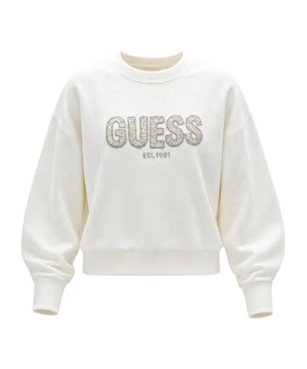 Guess Logo Crew Neck Sweatshirt
