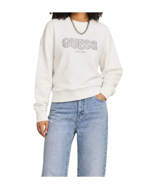 Guess Logo Crew Neck Sweatshirt