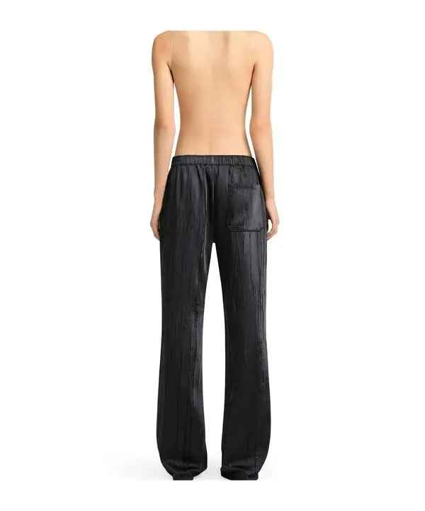 COURREGES Wide-leg Crinkled Trousers