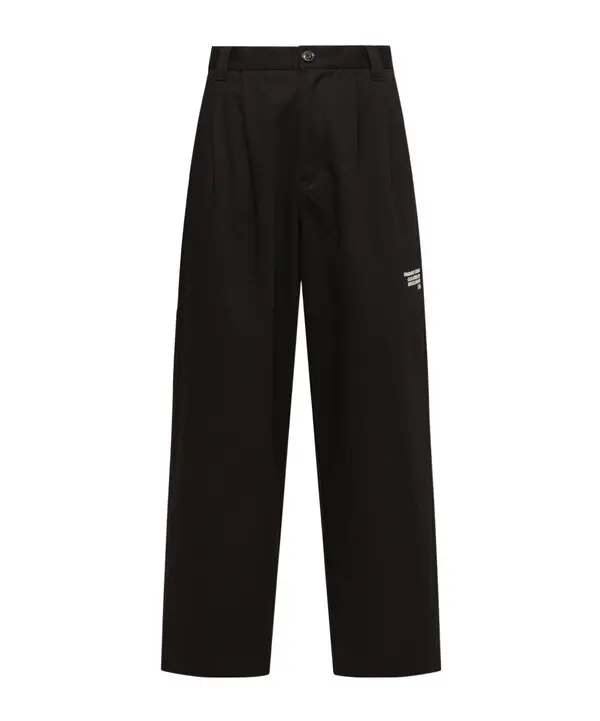 Moncler X Fragment Cotton Gabardine Pleated Trousers